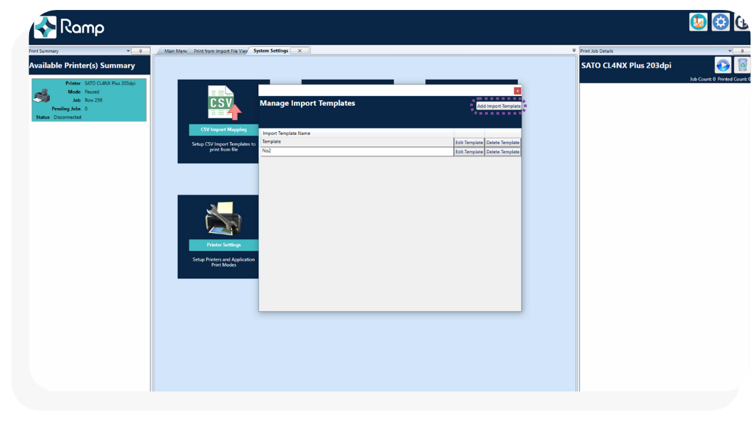 How to Manage Import Templates