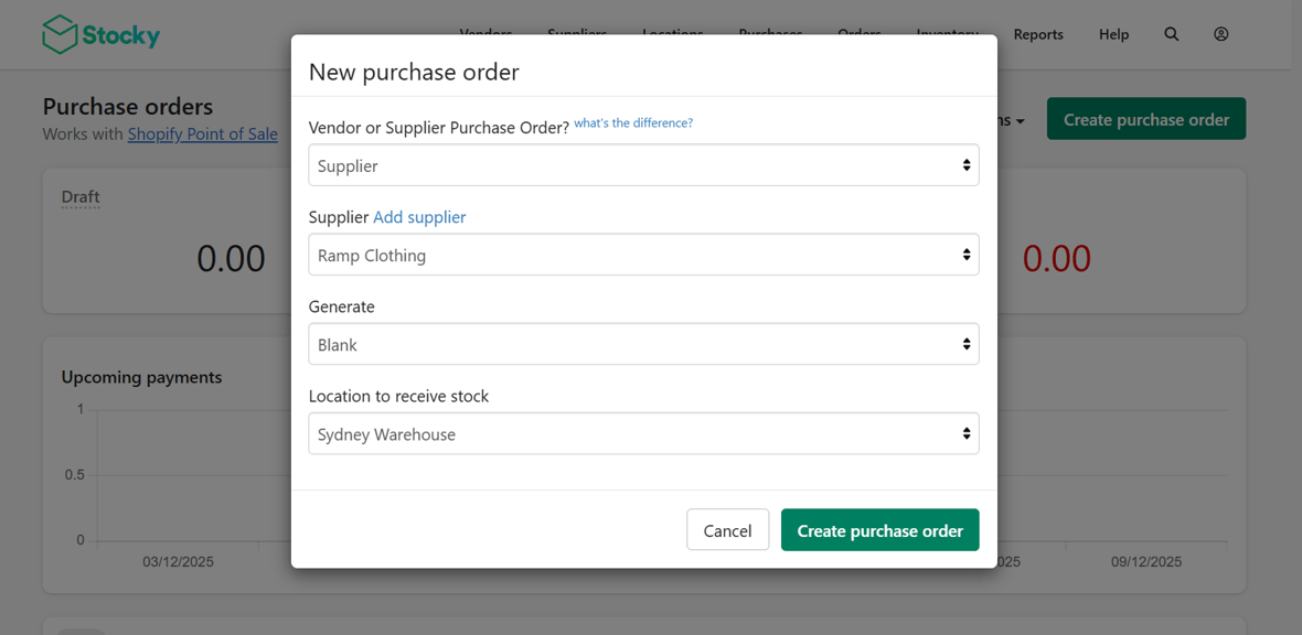 How to Perform a Purchase Order With Shopify
